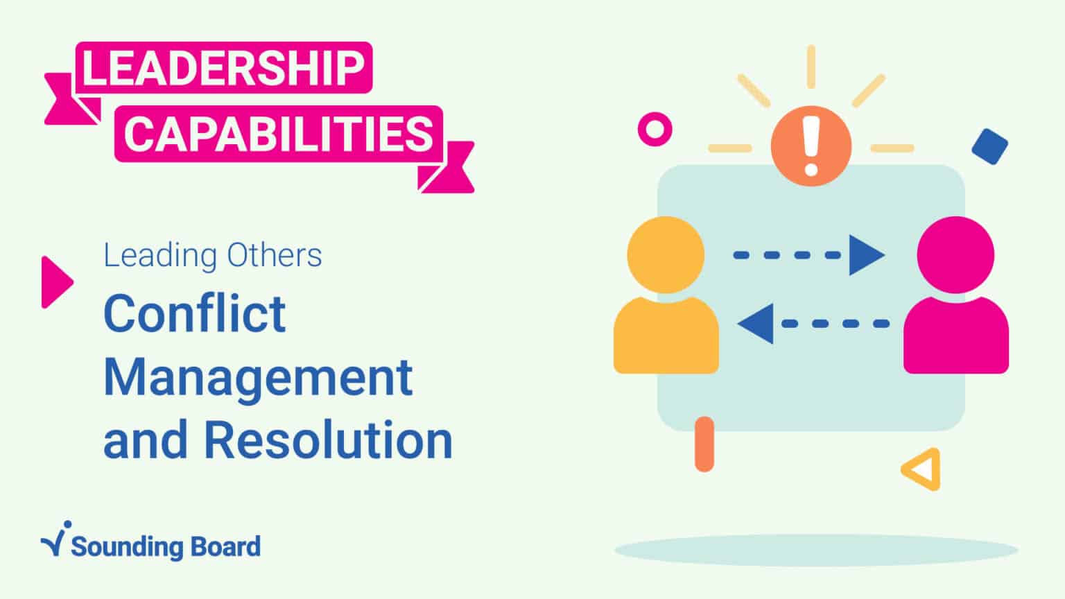 A Guide to Managing Conflict and Creating Resolutions | Sounding Board Inc